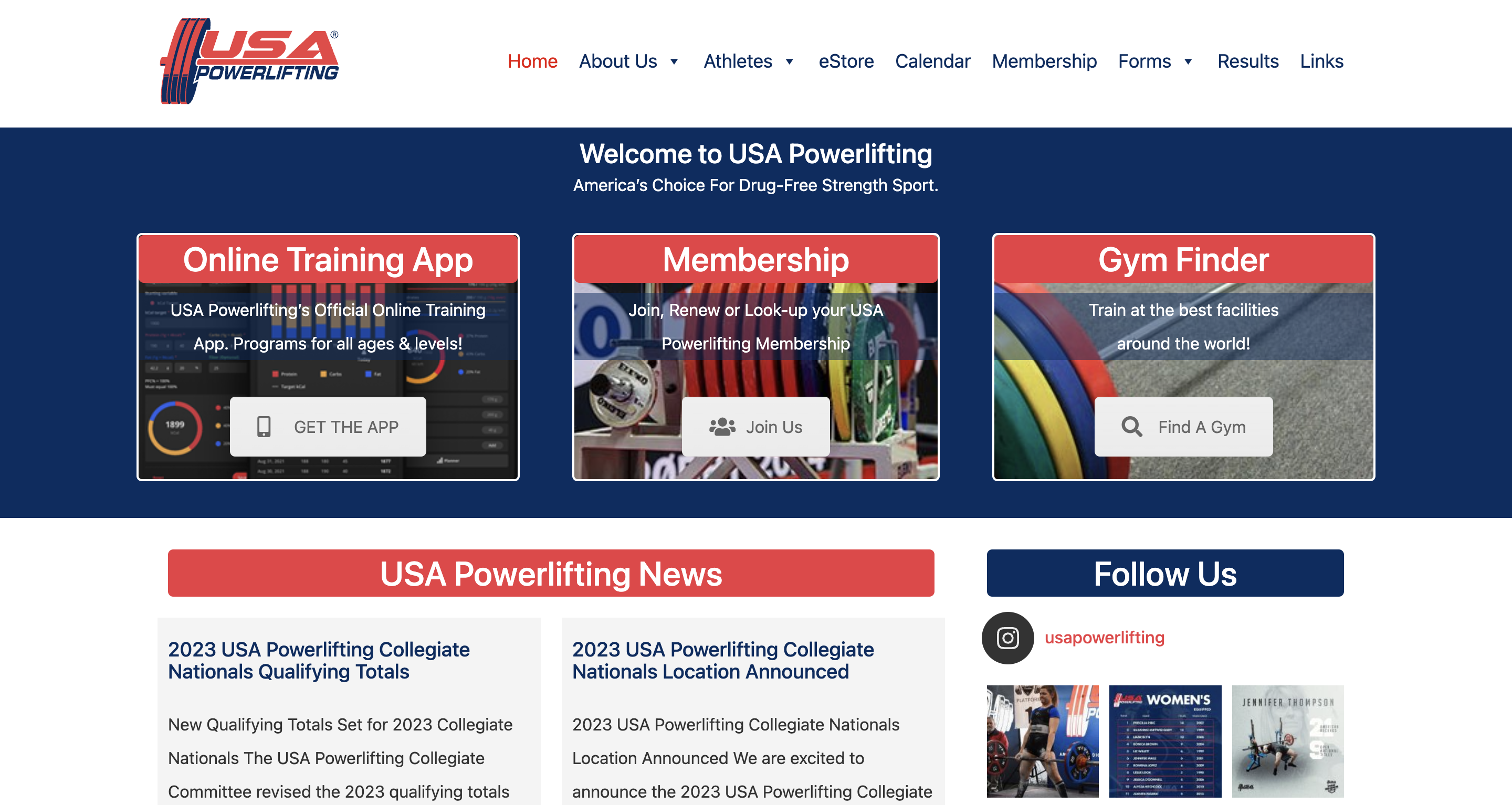 Responsive Redesign: USA Powerlifting Calendar/Events Page